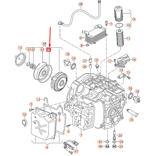 AUDI Q3 8U Gearbox Cover 0BH301205D GENUINE for sale online | eBay