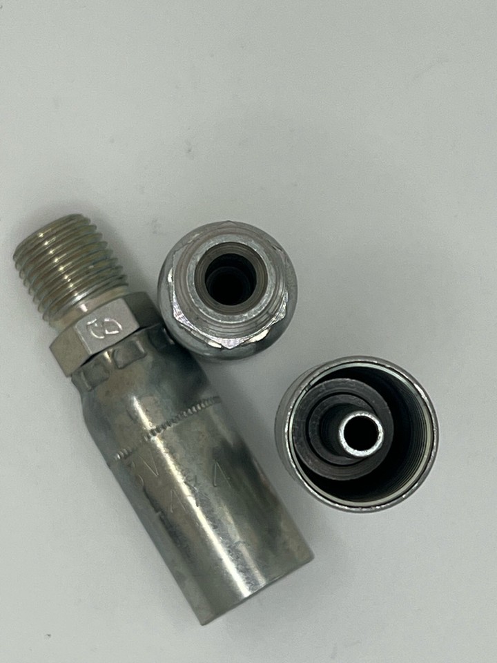 403V CS01-4X4 1/4" Hose x 1/4"-18 MALE SOLID HYDRAULIC HOSE FITTING | eBay