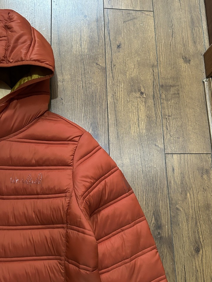 Weird Fish Eshka Lightweight padded Jacket Womens Size 12 Full Zip ...