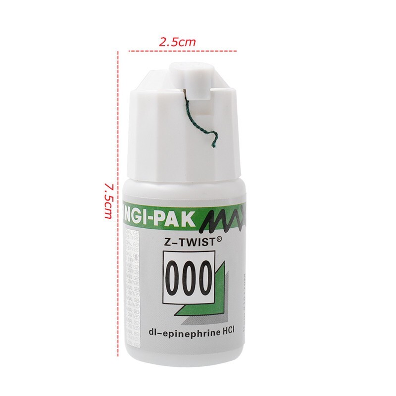 5pcs Dental Gingival Retraction Cords Cotton Woven Packing Max Z-TWIST ...