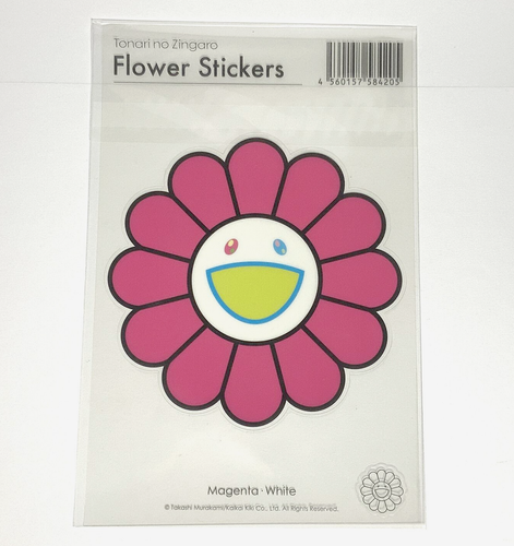 Takashi Murakami Flower Stickers,Mgenta/White #05 | eBay