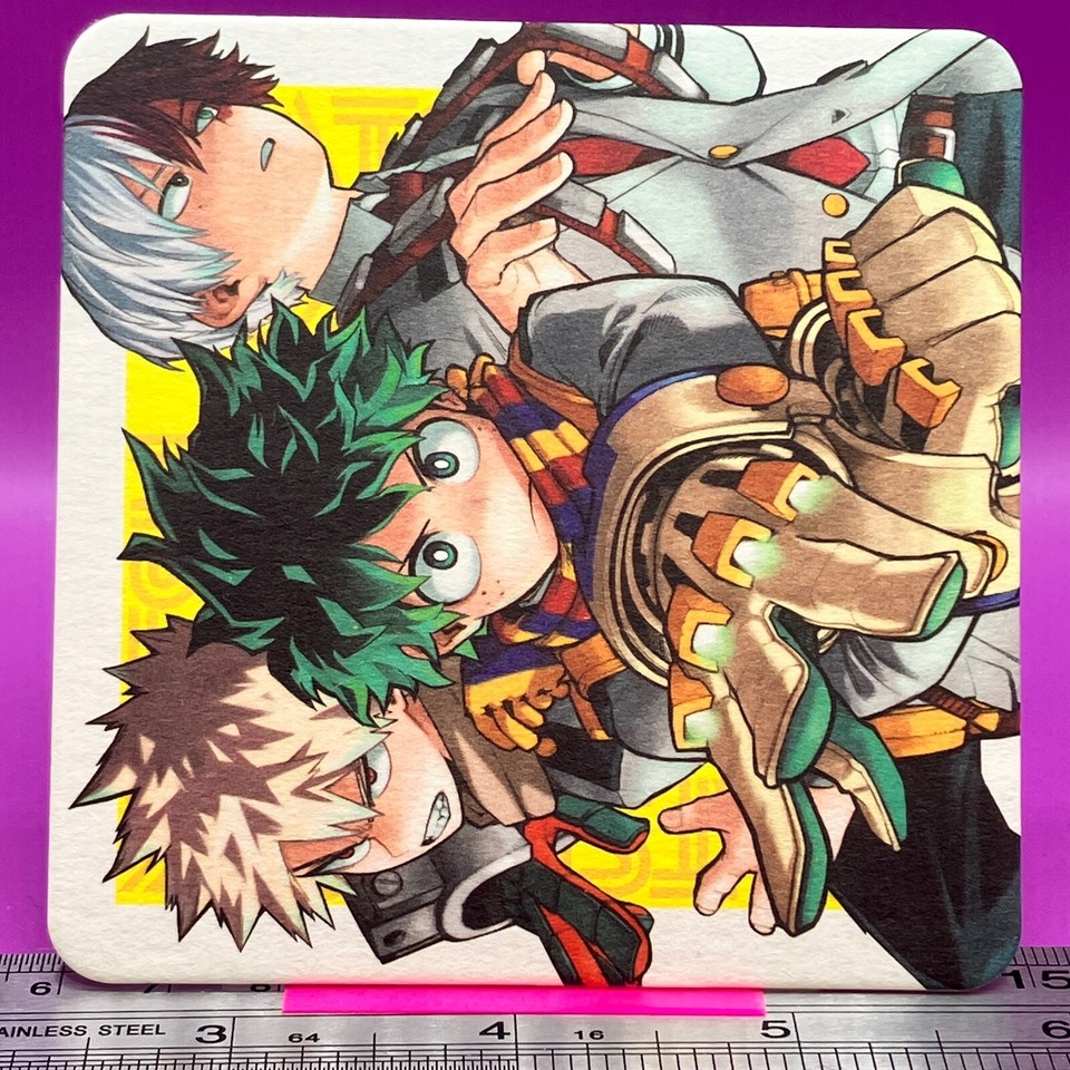 Midoriya Bakugo Shoto My Hero Academia Coaster MHA Japanese #406 | eBay