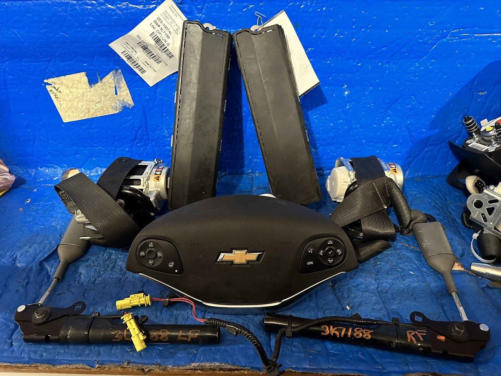 2018-2019-2020 Chevrolet Impala Airbag Set And Seatbelts Lower ...