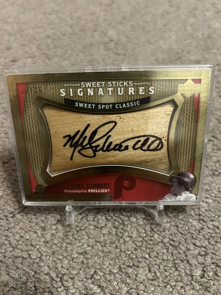 2005 Upper Deck Ultimate Coll. Mike Schmidt Game-Used Bat Auto #’35 ...