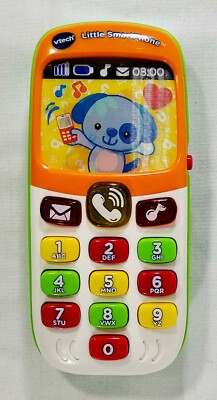 Vtech Little Smart Phone Talking Singing Play Pretend Electronic Phone ...