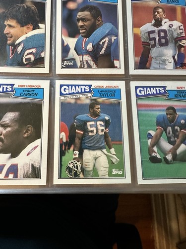 1987 TOPPS FOOTBALL +1000YD INCOMPLETE SET MISSING 11 KEY CARDS SEE ...