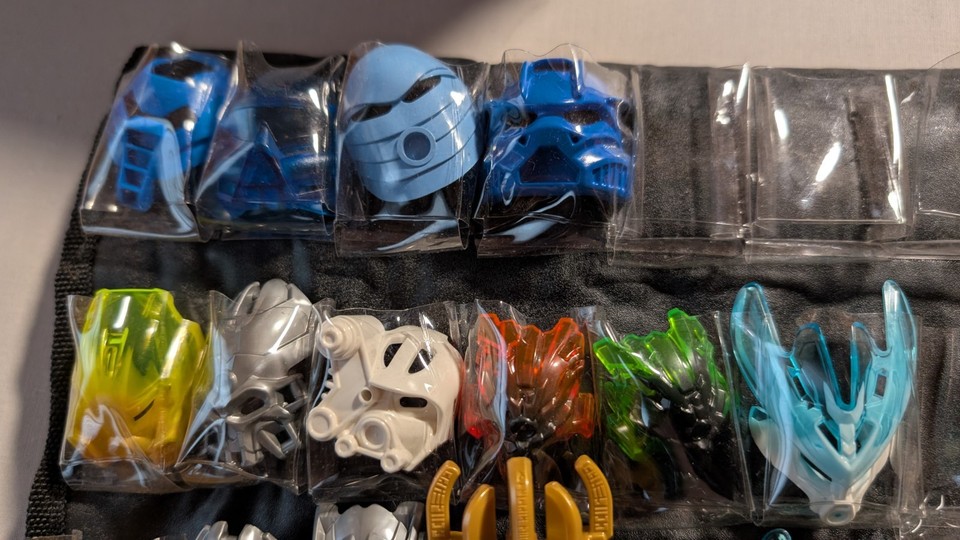 Lego Bionicle Mask Lot Kanohi Toa Classic OG W/ Storage Case | eBay