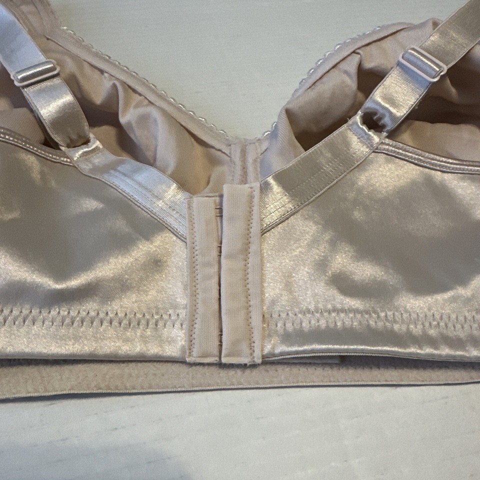 Playtex Full Coverage Bra 44C Wire Free Satin Unlined Lt Lift ...