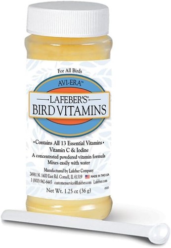 Lafeber's Avi-Era Powdered Bird Vitamin 1.25 oz Parrot Multivitamin ...