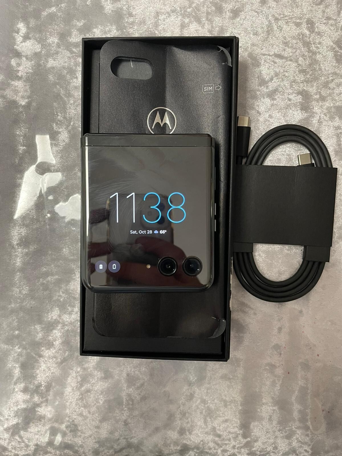 Motorola Razr+ Plus 2023 256 GB GSM Carrier Unlocked Infinite Black ...