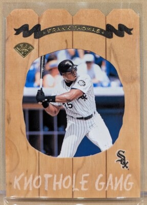 1997 Leaf KNOTHOLE GANG #3 Frank Thomas RARE MULTI LAYER INSERT /5000 ...