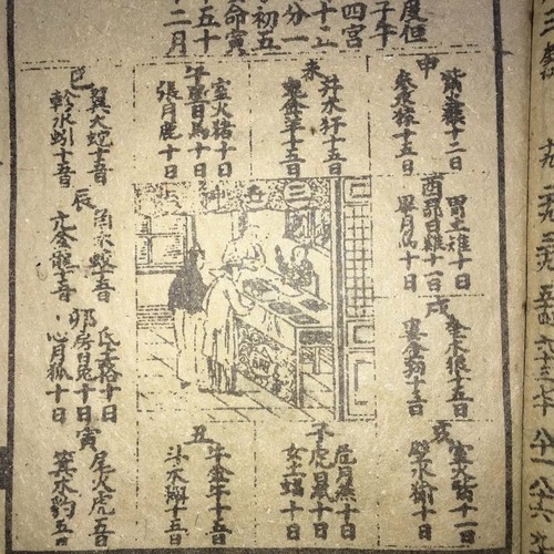 Antique Chinese Divination Books Thread-Bound (演禽相法秘籍) Set of 4 ...