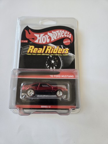 Hot Wheels RLC Real Riders '92 Ford Mustang Series 12 #1302/3500 Red | eBay