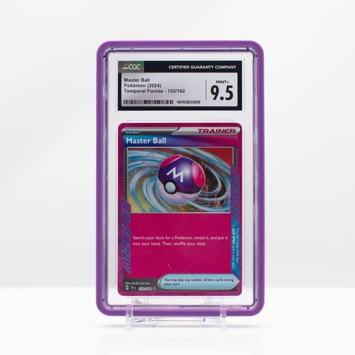 Pokémon Master Ball Ace Spec #153 Scarlet & Violet: Temporal Forces CGC ...