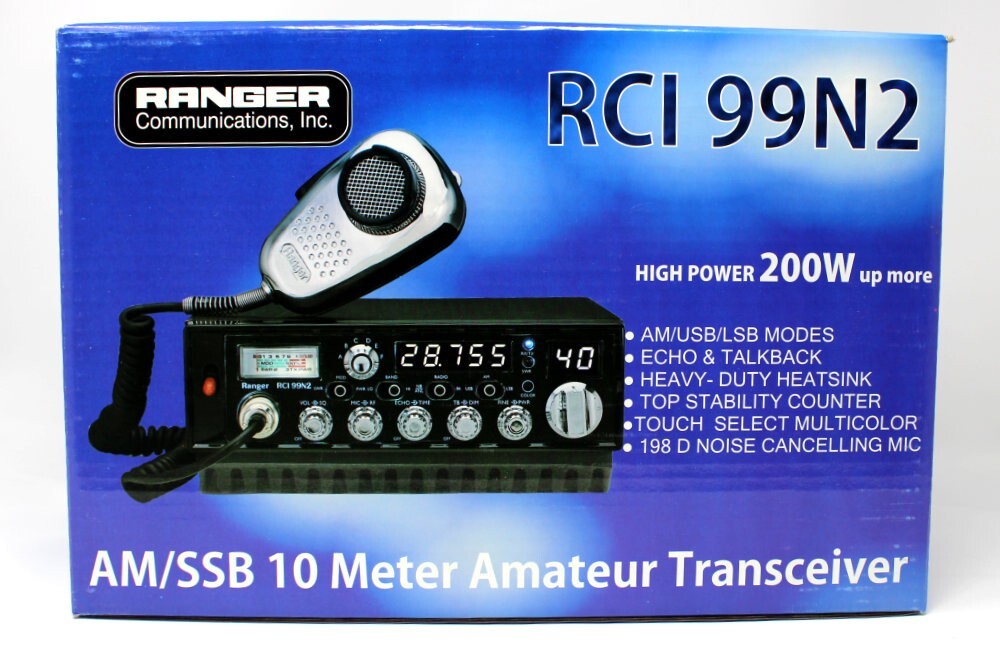 Ranger Rci-99n2 200 Watt Ssb/am 10 Meter Amateur Transceiver Radio for ...