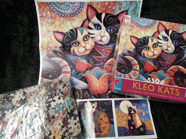 Ceaco Kleo Kats Puzzle Kindred Spirits - 5️⃣5️⃣0️⃣ Piece Jigsaw Puzzle ...