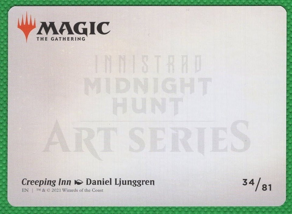 Creeping Inn - Art Series: Innistrad: Midnight Hunt #34 - Magic MTG ...