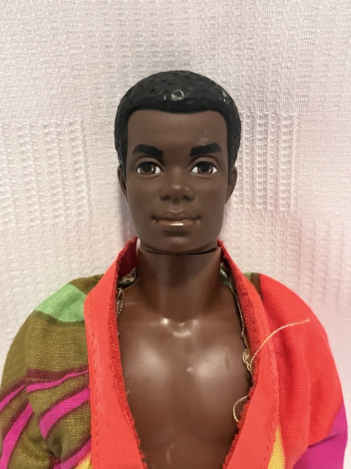Vintage Mattel Barbie Talking Brad African American Doll w/ Original ...