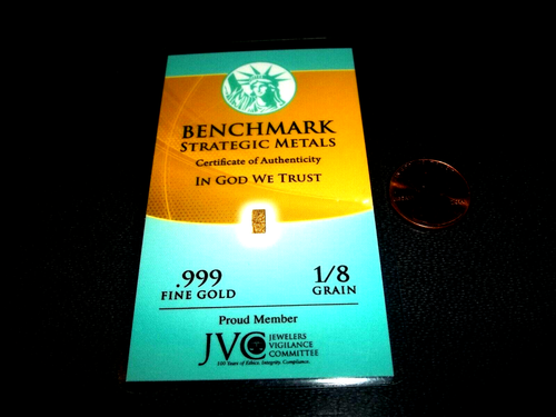 24K GOLD BAR, 1/8 GRAIN BULLION CERT CARD, NEW 2025 | eBay