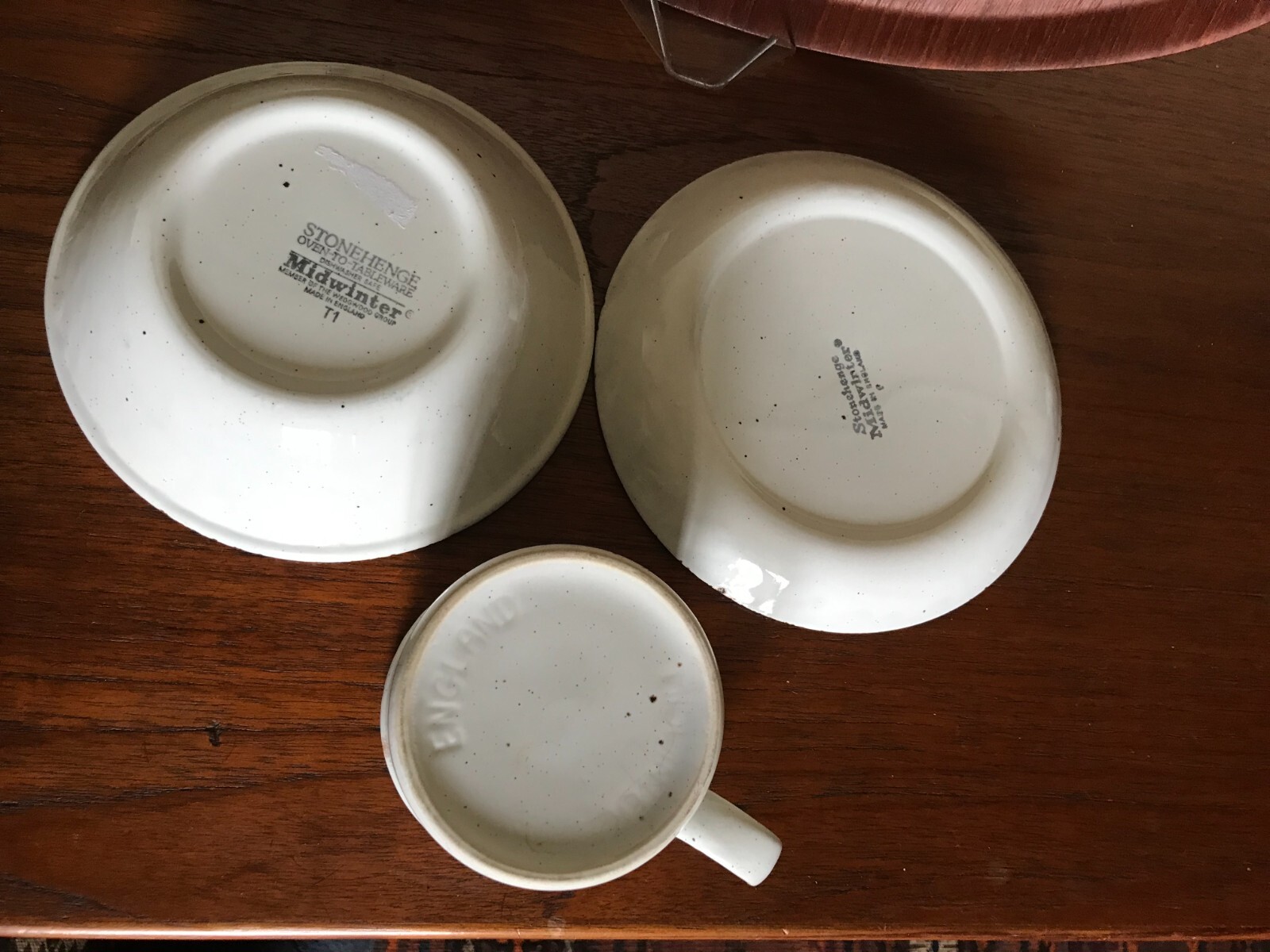 Vintage Midwinter Stonehenge Moon Dinner Set for 4 Mid Century Modern ...