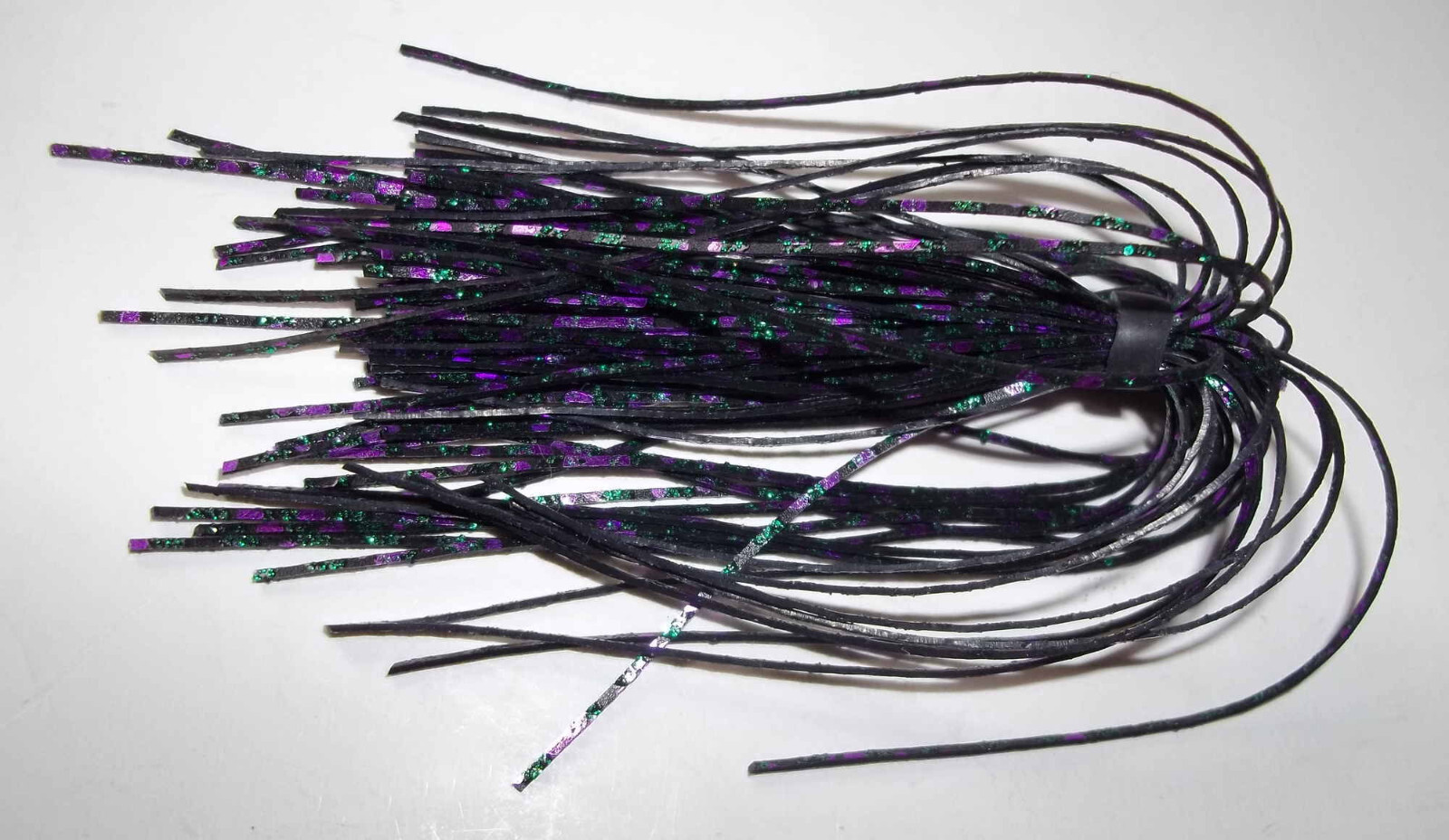 5 Hand Made Silicone Spinnerbait Skirts(Electric Junebug)Bass Fishing ...