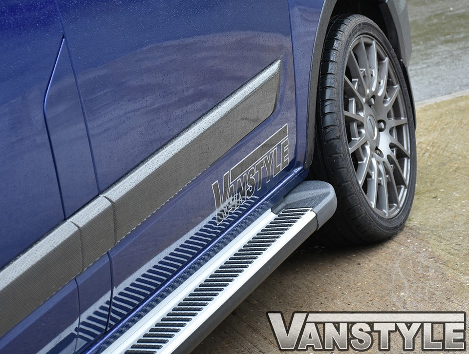 FITS FORD TRANSIT CUSTOM SWB 12-23 ALUMINIUM SIDE STEPS SHERWOOD ...