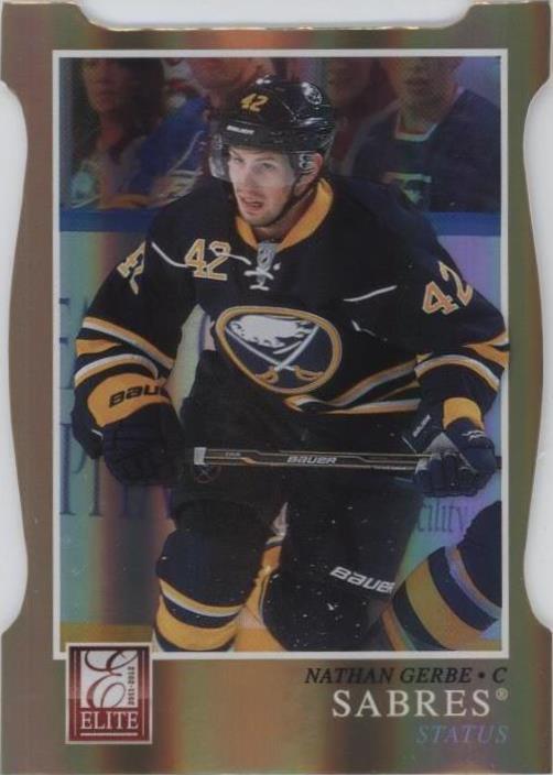 2011-12 Panini Elite - Nathan Gerbe #116 Status Gold Die-Cut /99 for ...