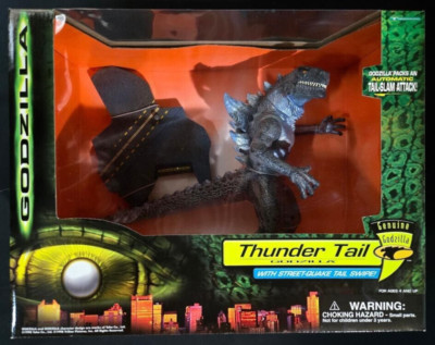 GODZILLA 1998~GODZILLA / THUNDER TAIL~10"ACTION FIGURE~TRENDMASTERS ...