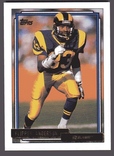 1992 Topps #604 Flipper Anderson Los Angeles Rams | eBay