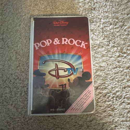 Walt Disney Pop & Rock Compilation VHS 1984 DTV Music Disney Animation ...