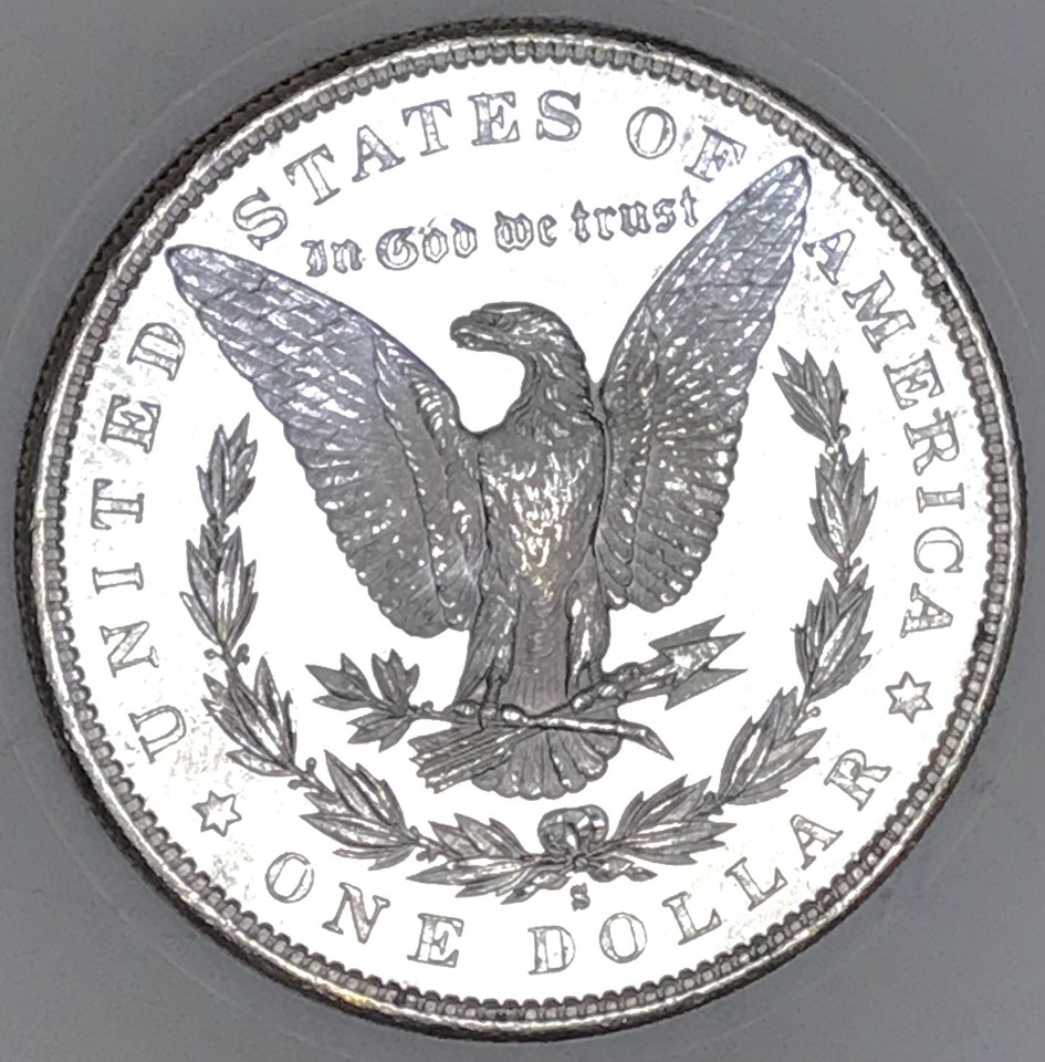 1891 S MORGAN DOLLAR! INCREDIBLE DMPL/PL EXAMPLE! HUGE OBV MIRRORS! NR ...