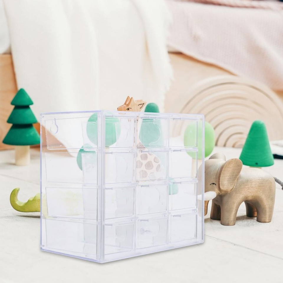 Dustproof Storage Box Clear Small Container Plastic Mini Case Jewelry ...