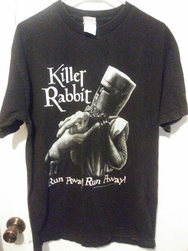 Vintage 2005 Monty Python Killer Rabbit Comedy Show Humor Horror Shirt ...