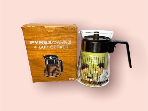 Pyrex Ware 4 Cup Server Corning Glass Pot NOS In Box Coffee Carafe | eBay