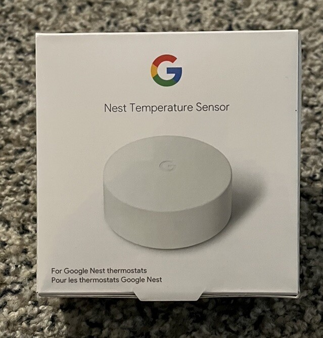 Google Nest Temperature Sensor - White (T5000SF) - Sealed - New In Box ...