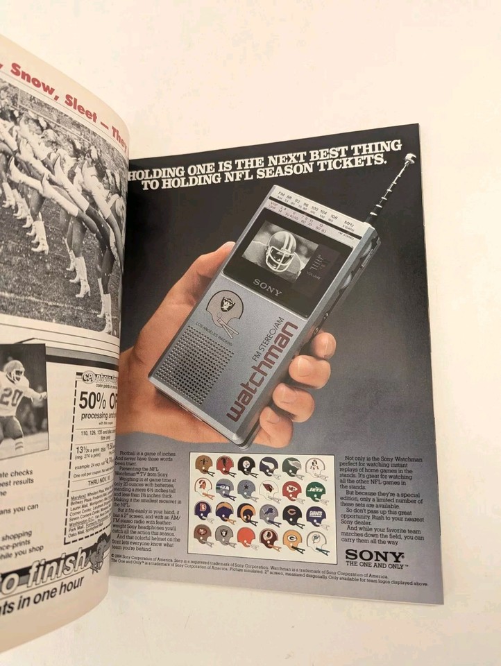 Redskinettes Cheerleaders Poster Vintage 1984 + Redskins Gameday NFL ...