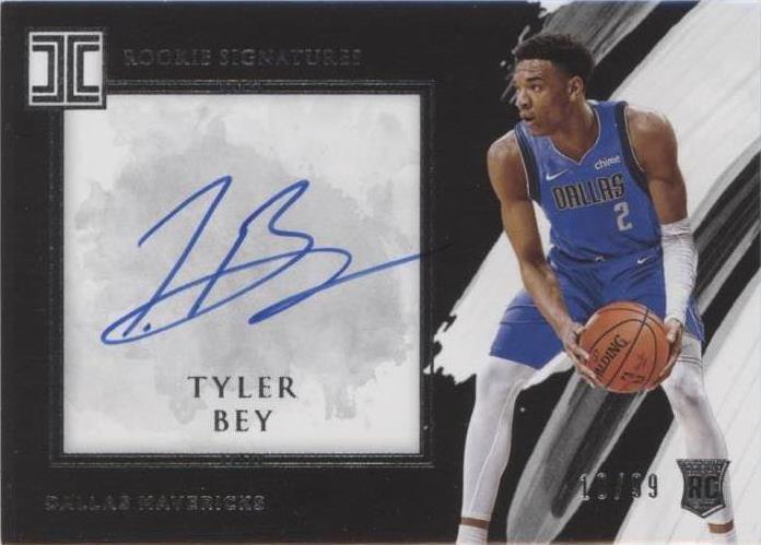 2020-21 Panini Impeccable - Impeccable Rookie Signatures Tyler Bey #RS ...