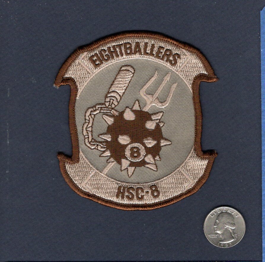 Original HSC-8 EIGHTBALLERS US Navy Sea Combat Helicopter Squadron ...