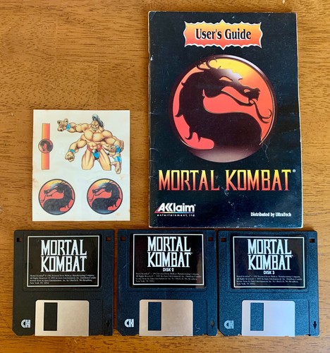 Acclaim IBM Mortal Kombat 3 Disc Computer Video Game 1992 Rare | eBay