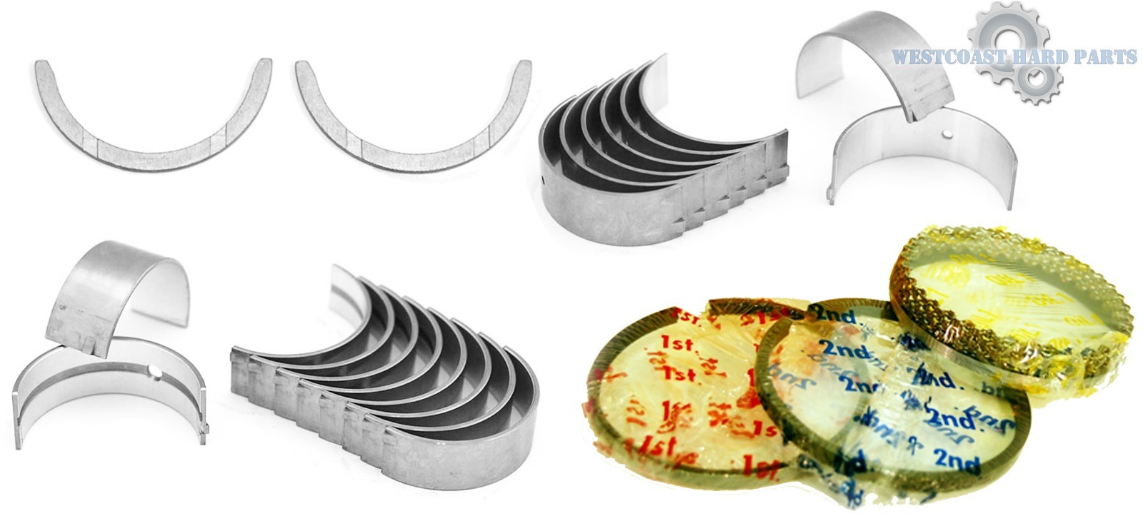 HONDA ACURA 1.6L D16A1 D16A6 D16Z6 Engine Piston Rings Main Rod ...