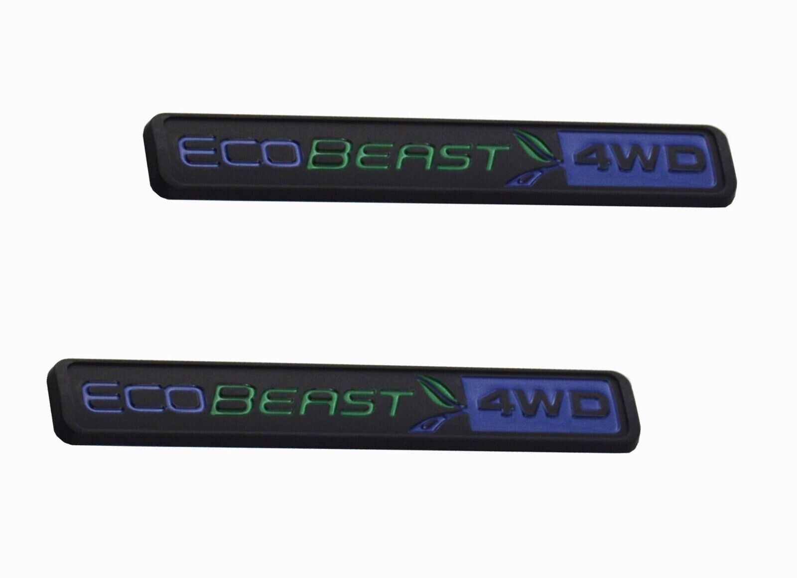 Pair Set For 11-19 ECOBEAST 4WD Ecoboost Emblem 3D Badge stickers ...