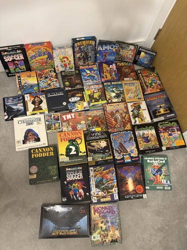 FINAL PRICE ! 40 Amiga Boxed Amiga Games! Add More Games Upon Request ...