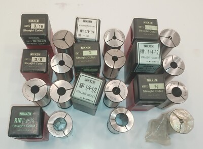 Nikken KM1 1/4 Precision milling collet lot, 10ct Nikken, 1ct HPI, 2ct unbranded | eBay