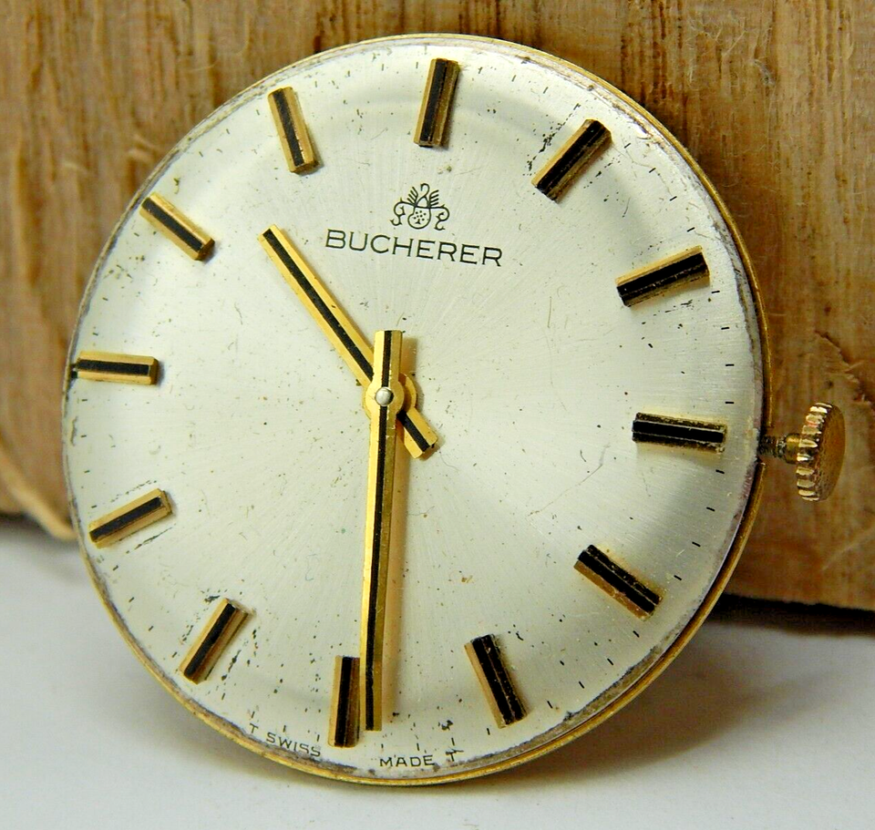 Vintage Bucherer - Credos 17 jewel men's watch movement with good ...