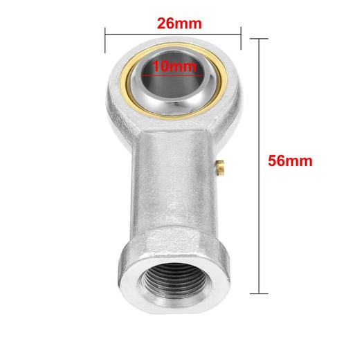 Phs10 10mm Bore Carbon Steel Economy Female Right Hand Rod End Bearing ...