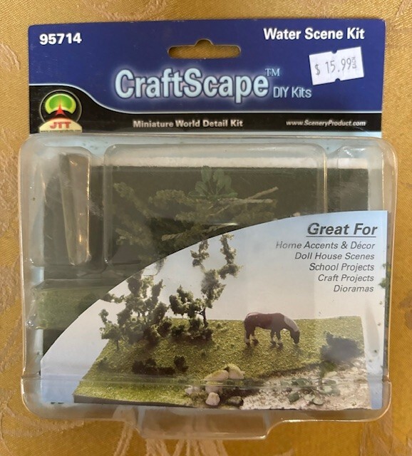JTT Scenery #95714: Craft Scape Water Scene Miniature World Detail Kit ...