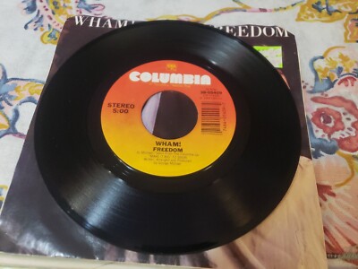 Wham Freedom / Heartbeat 45 1984 Columbia George Michael 38-05409 VG+ ...