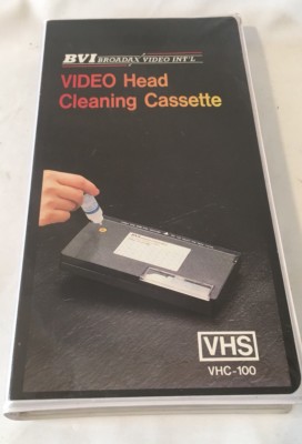 BVI Broadax Video Int'l VHS Cassette Tape Cleaner | eBay