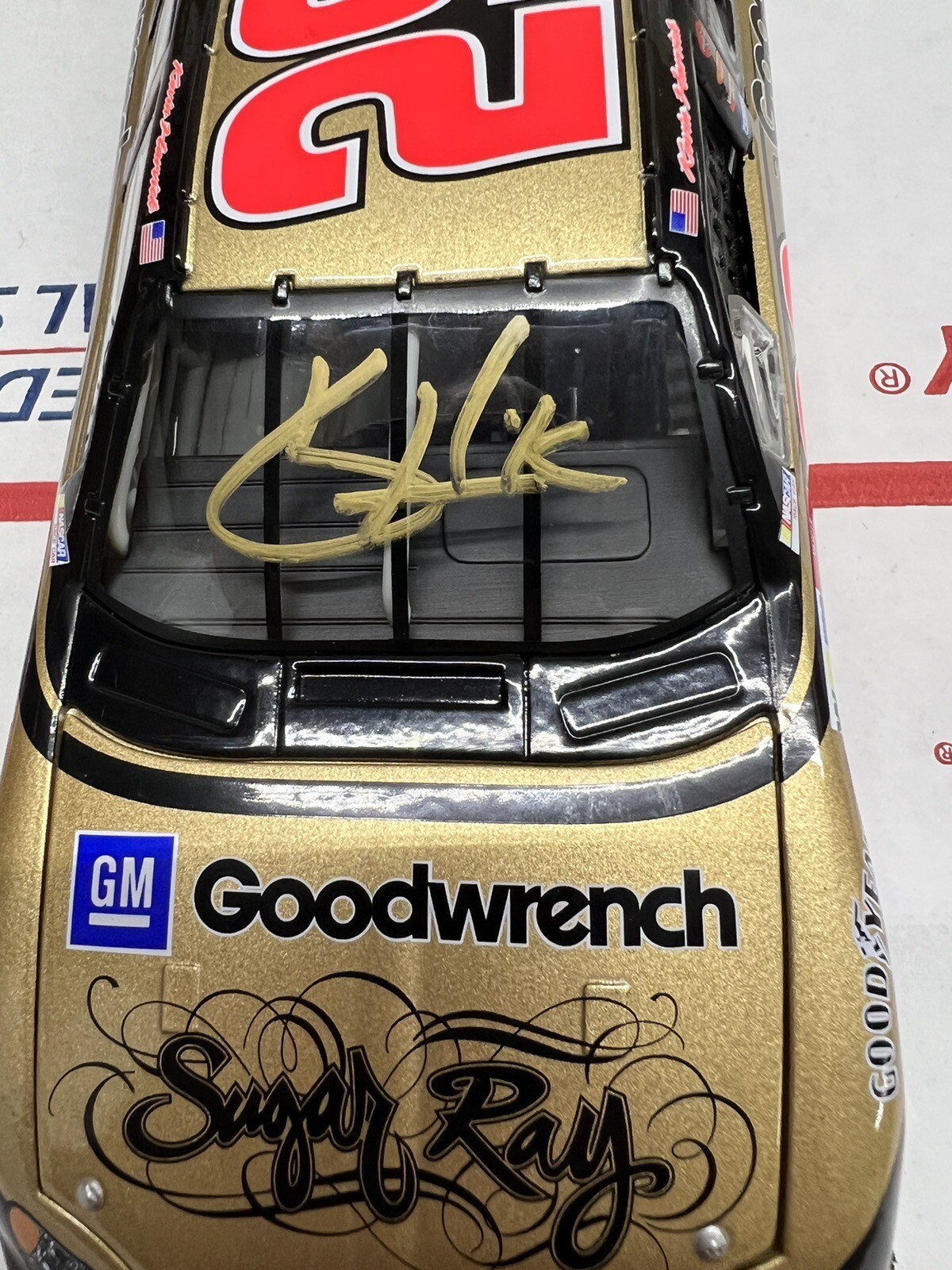 Autographed Kevin Harvick 2003 # 29 RCR GM Dealers Sugar Ray 1/24 ...