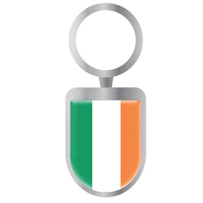 To Fit Key Ring Ireland Flag Logo Metal Key Chain | eBay